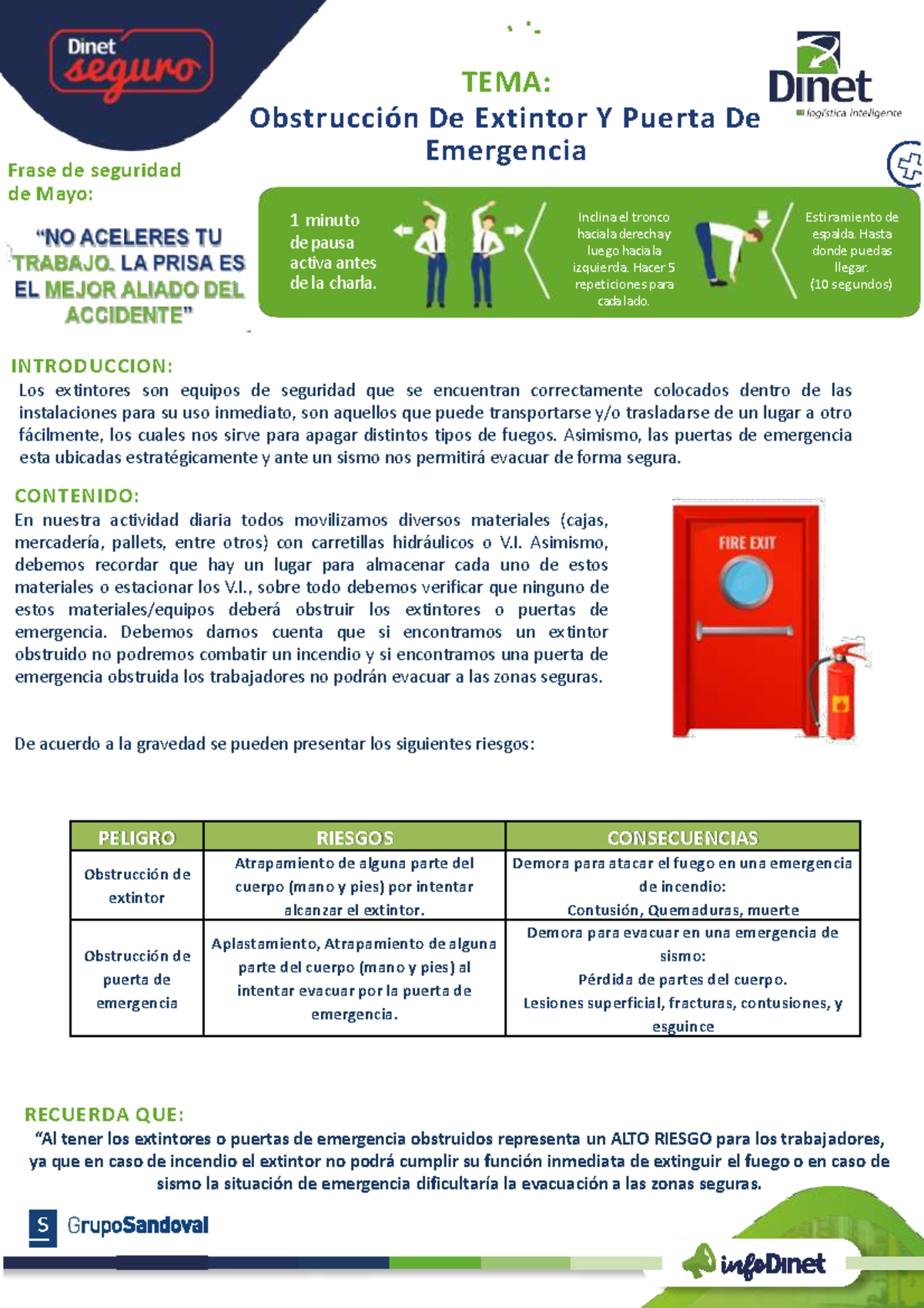Obstrucción de Extintor y Puerta de Emergencia: Riesgos y Consecuencias ...