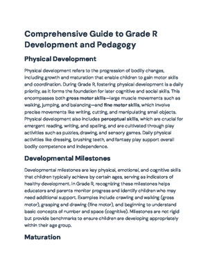 [Solved] healthy eating theme table for grade R - Higher Certificate in ...