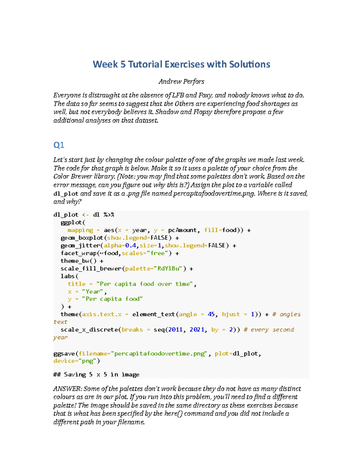 Week5-tut 做图:sd:probablity-solutions - Week 5 Tutorial Exercises with Solutions Andrew Perfors ...