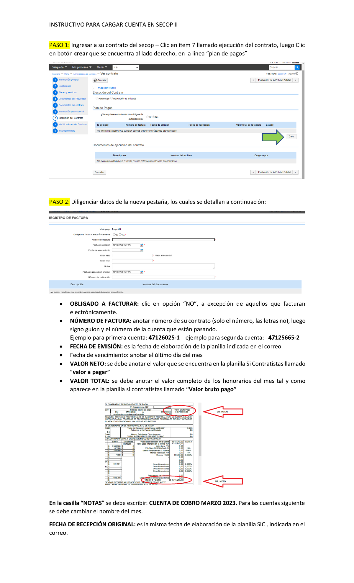 Instructivo para Cargar Cuenta en SECOP II - Guía Paso a Paso - Studocu