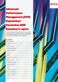 APM (P5) - ACCA - ACCA Advanced Performance Management - Studocu