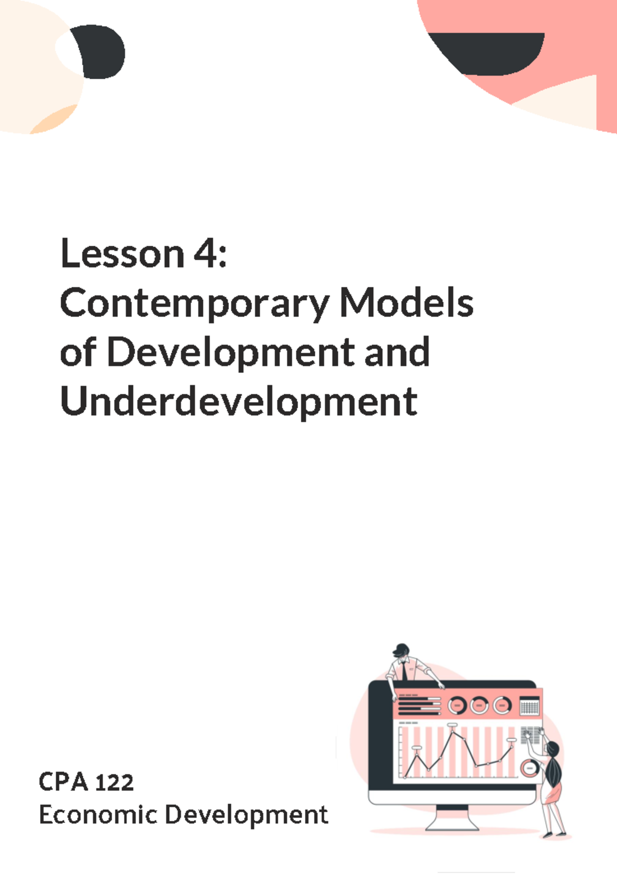 Contemporary Models of Development & Underdevelopment - CPA 122 Lesson ...