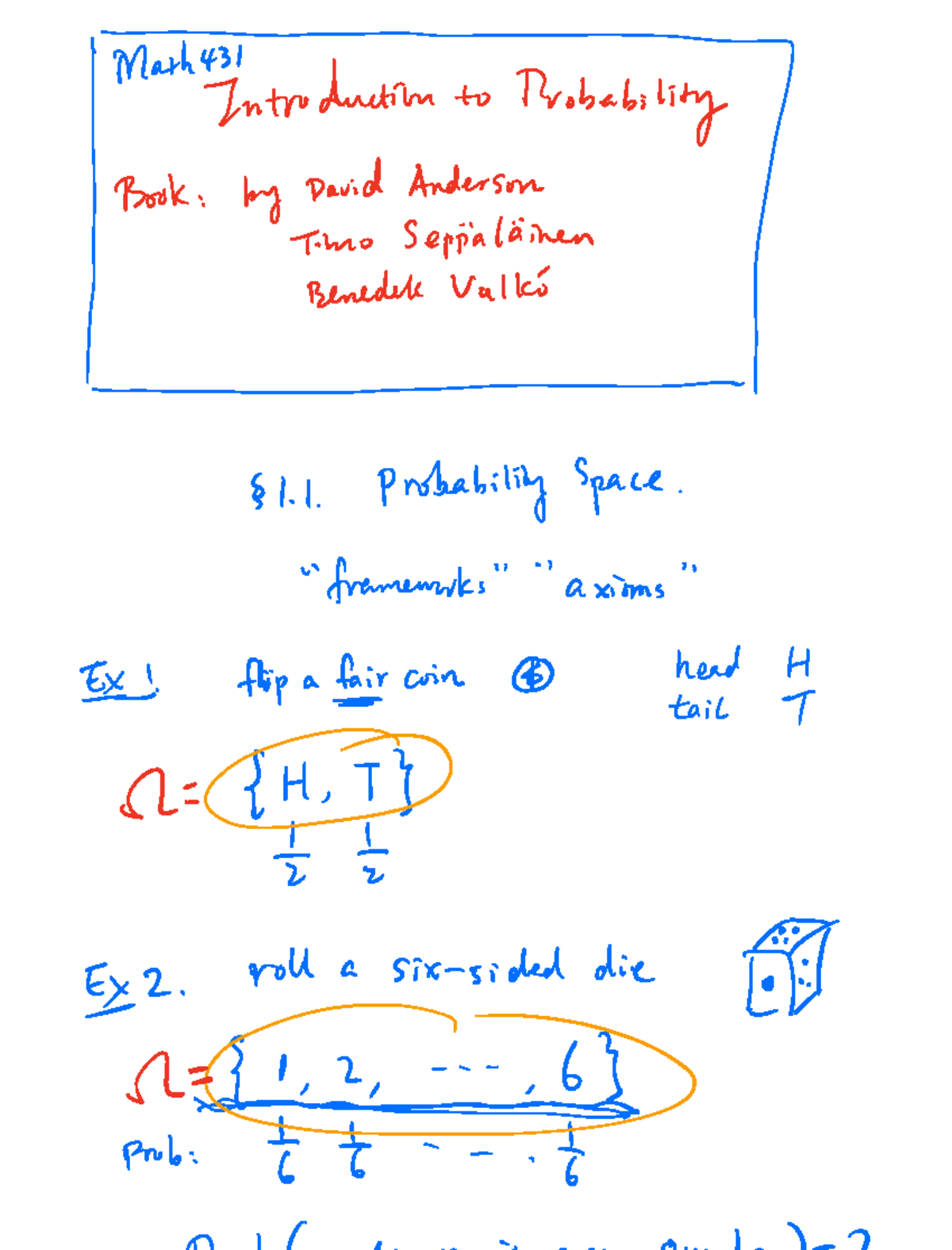 Math 431 Final Exam Notes: Probability Space Concepts - Studocu
