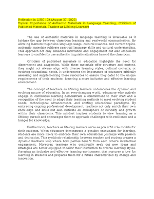 Properties of a Well Written Text - Detailed Lesson Plan Reading and ...