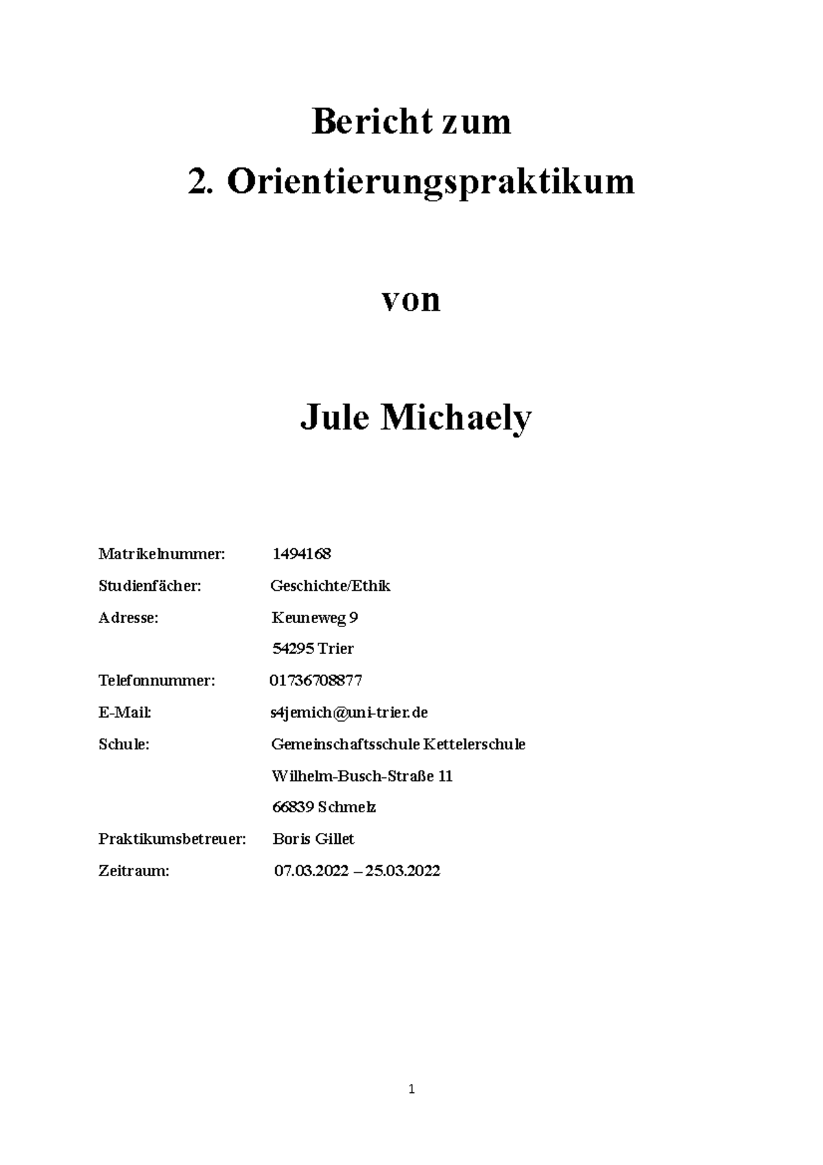 Praktikumsbericht - Geschichtsdidaktik: Digitale Medien im Unterricht ...