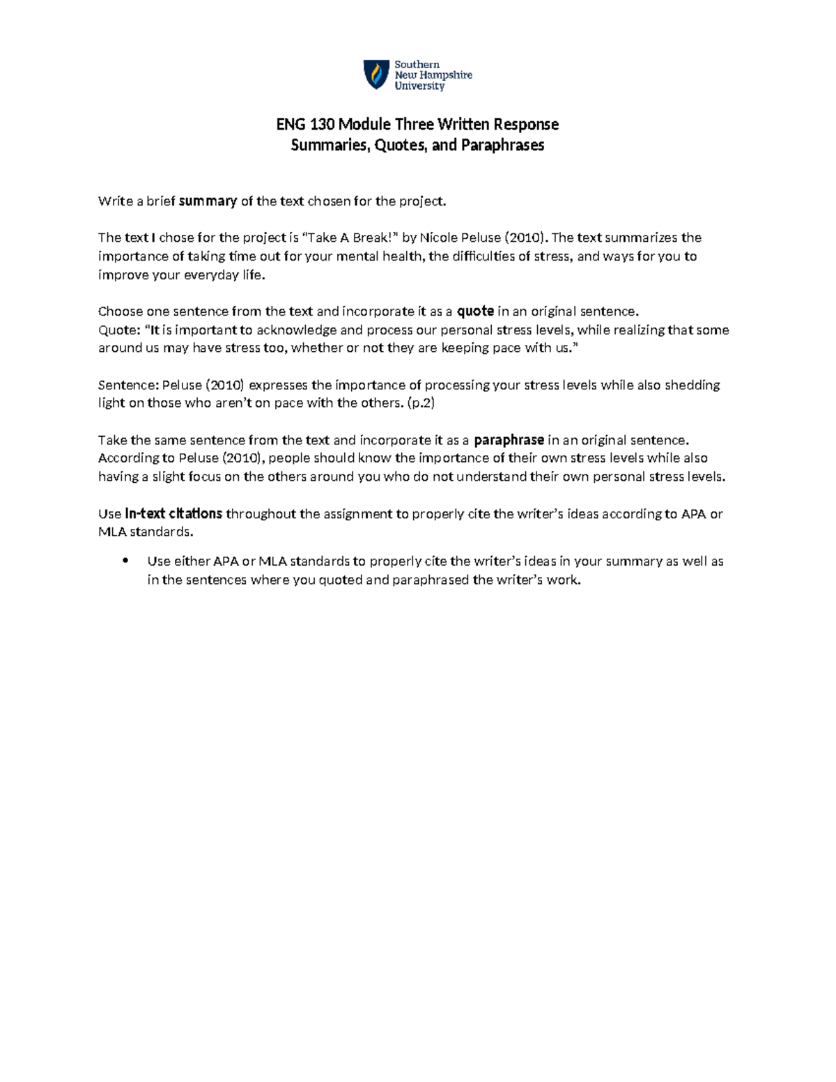 ENG 130 Module Three Written Response - ENG 130 Module Three Written ...