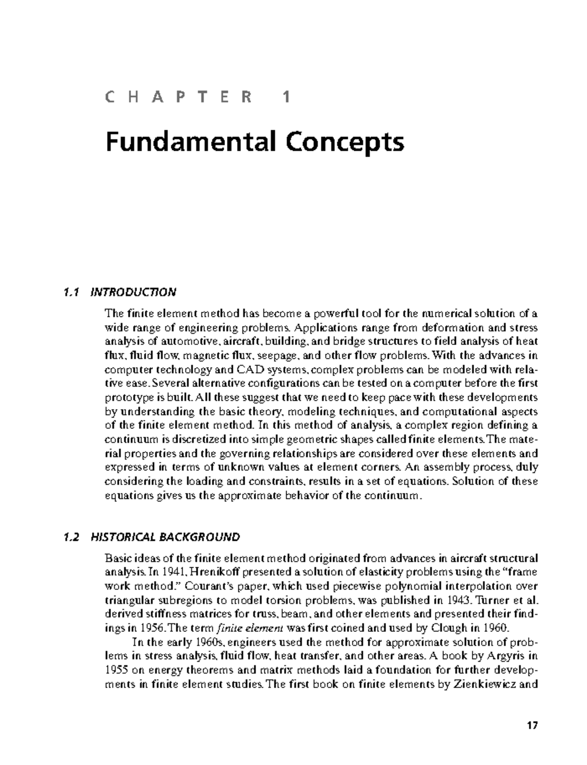 Chapter 1 - Fundamental Concepts of Finite Element Method (FEM) - Studocu