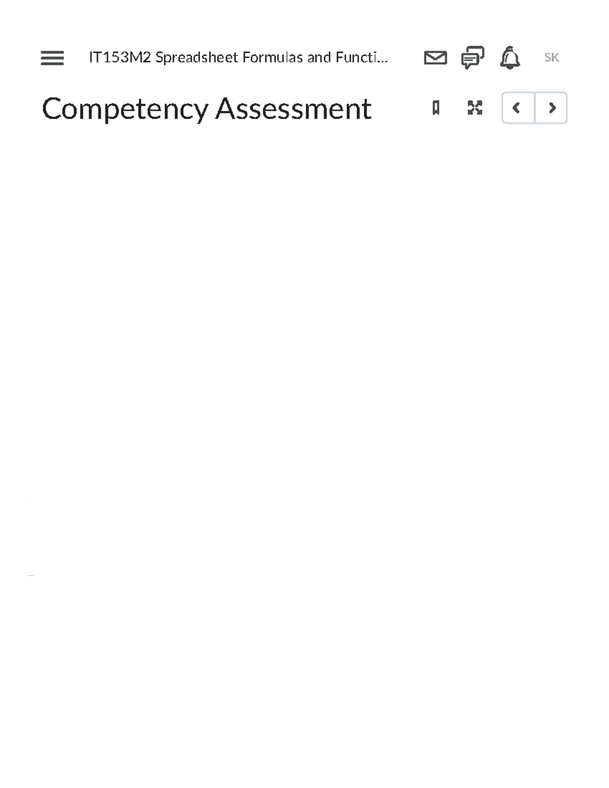 IT153 M2 Competency Assessment: Spreadsheet Formulas & Functions - Studocu