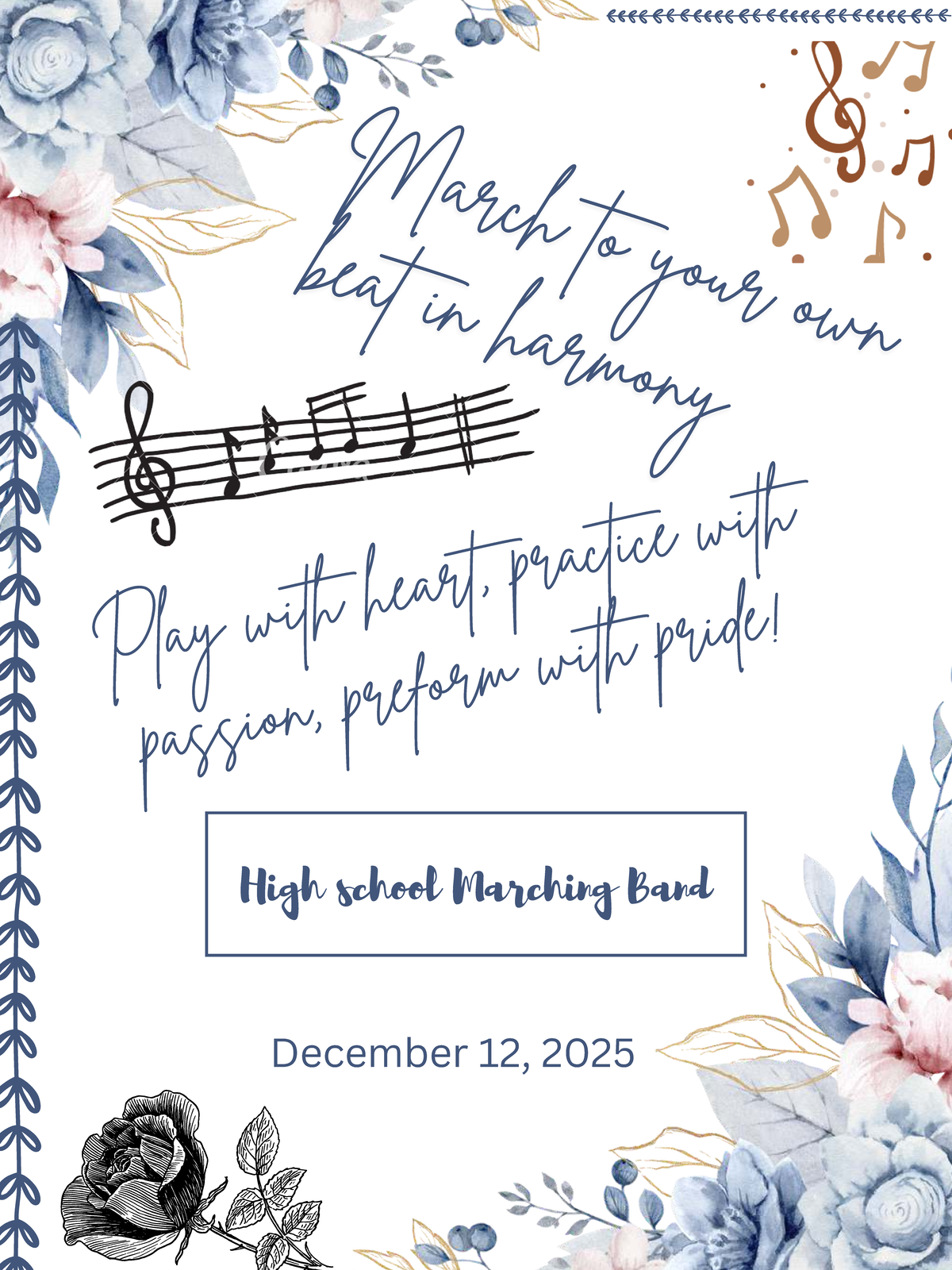 March to your own beat in harmony - High school Marching Band March to ...