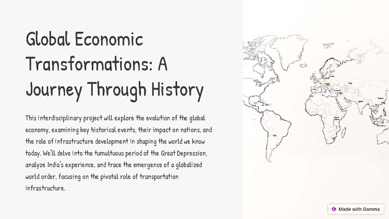 Global Economic Transformations: Key Historical Insights - Studocu