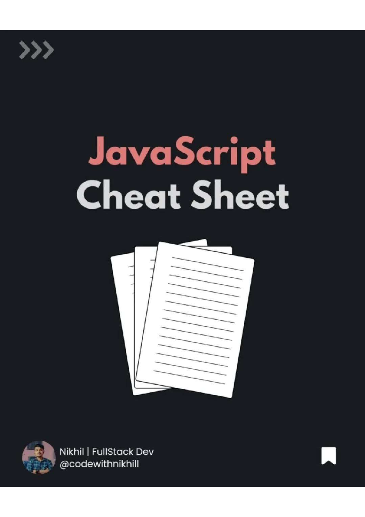 Javascript Cheatsheet 1742122018 - JavaScript Cheat Sheet Nikhil I ...