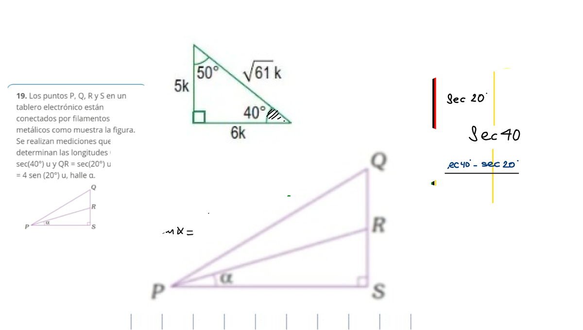 Repaso BECA 18 Trigo - resolucoon examen beca 18 - 50 61 k 5k 19. Los ...