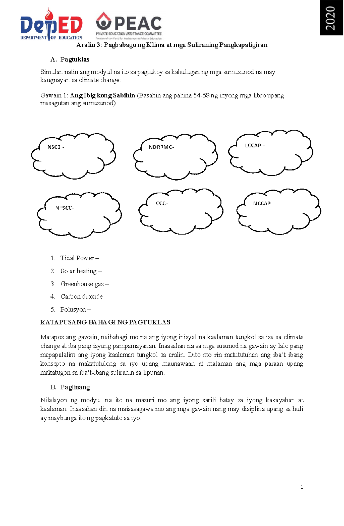 AP 10 - Module 3 - Lecture Notes on Climate Change and Unemployment ...