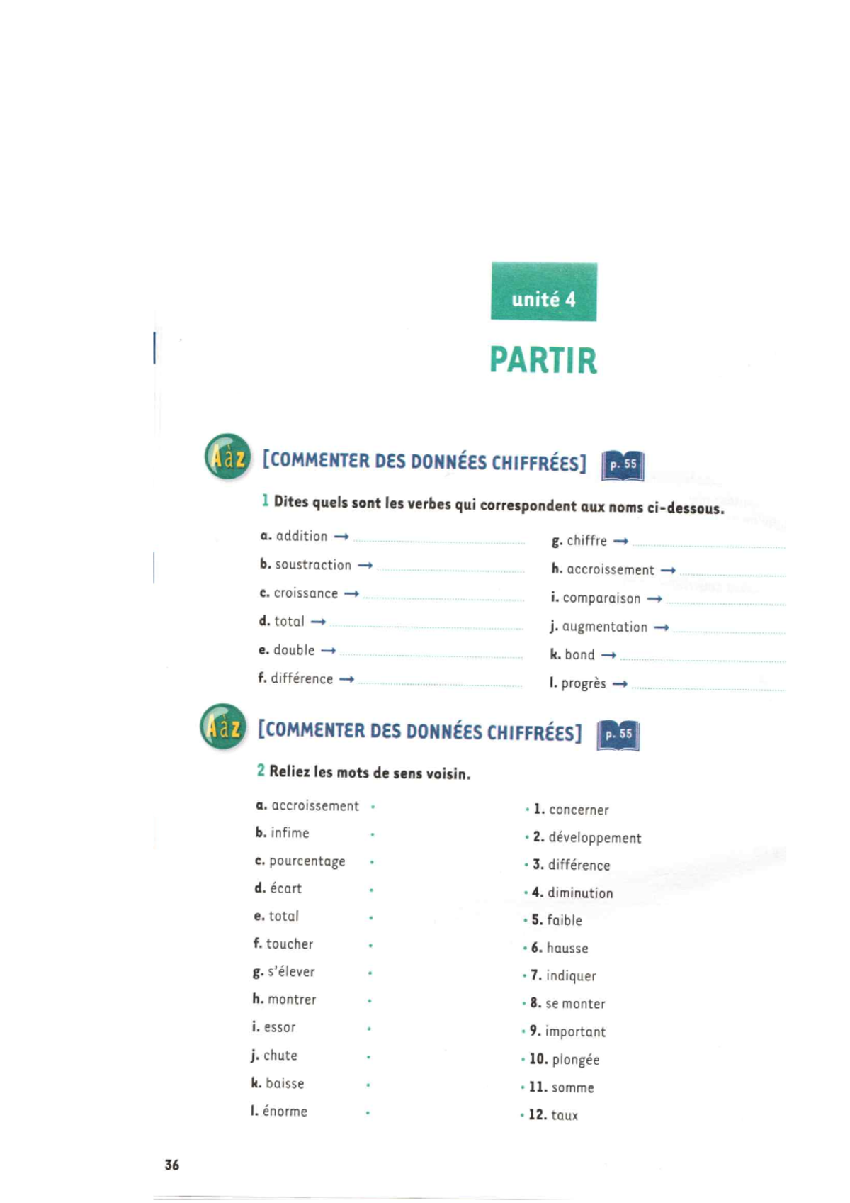 4. Édito B2 Cahier d´activités unité 4 2019 0116 - unité 4 PARTIR Aaz ...