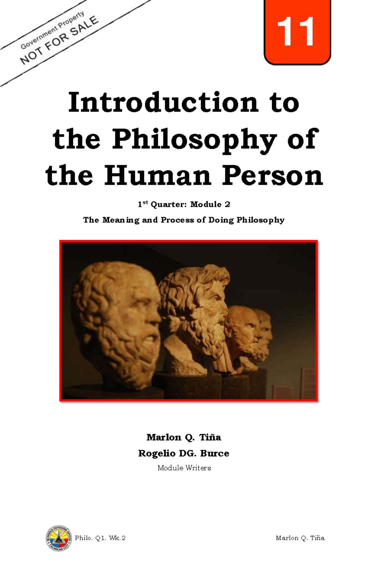 Intro to Philosophy (PHILO Q1 Wk.2): Meaning & Process of ...