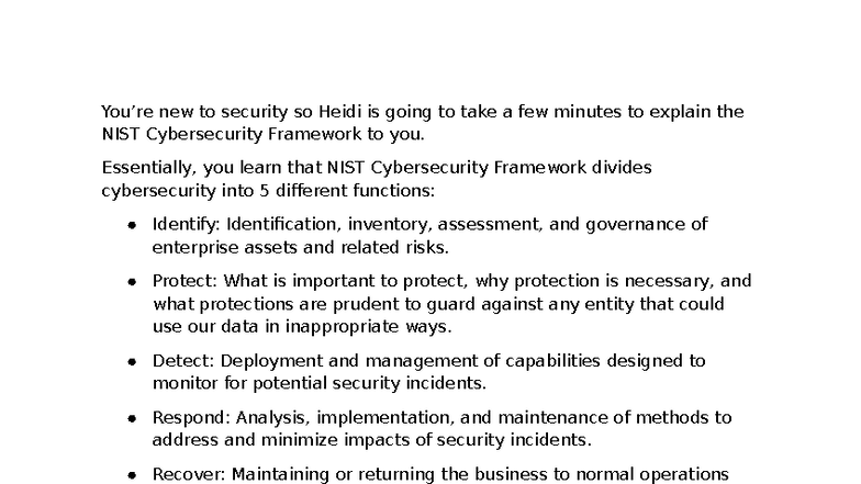 NIST Cybersecurity Framework Overview: Key Functions & Tiers Explained ...