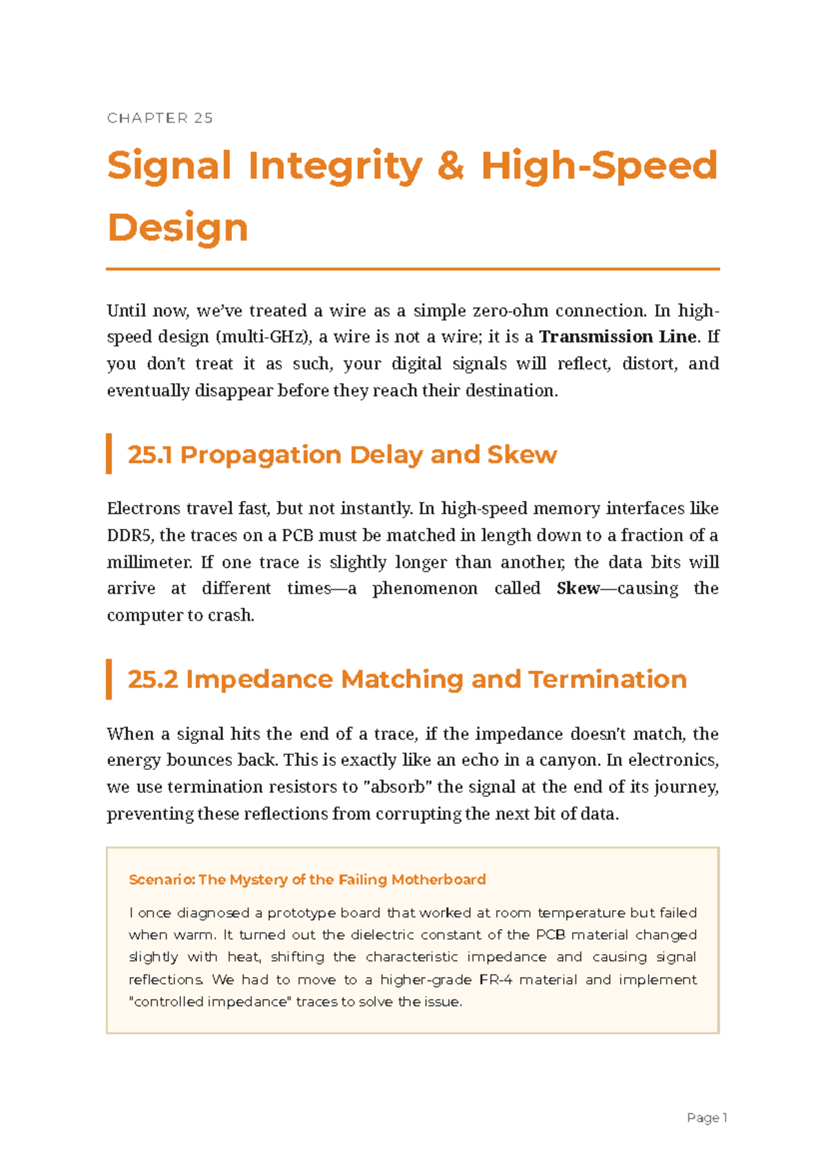 C H A P T E R 2 5: Signal Integrity Design in High-Speed Circuits - Studocu