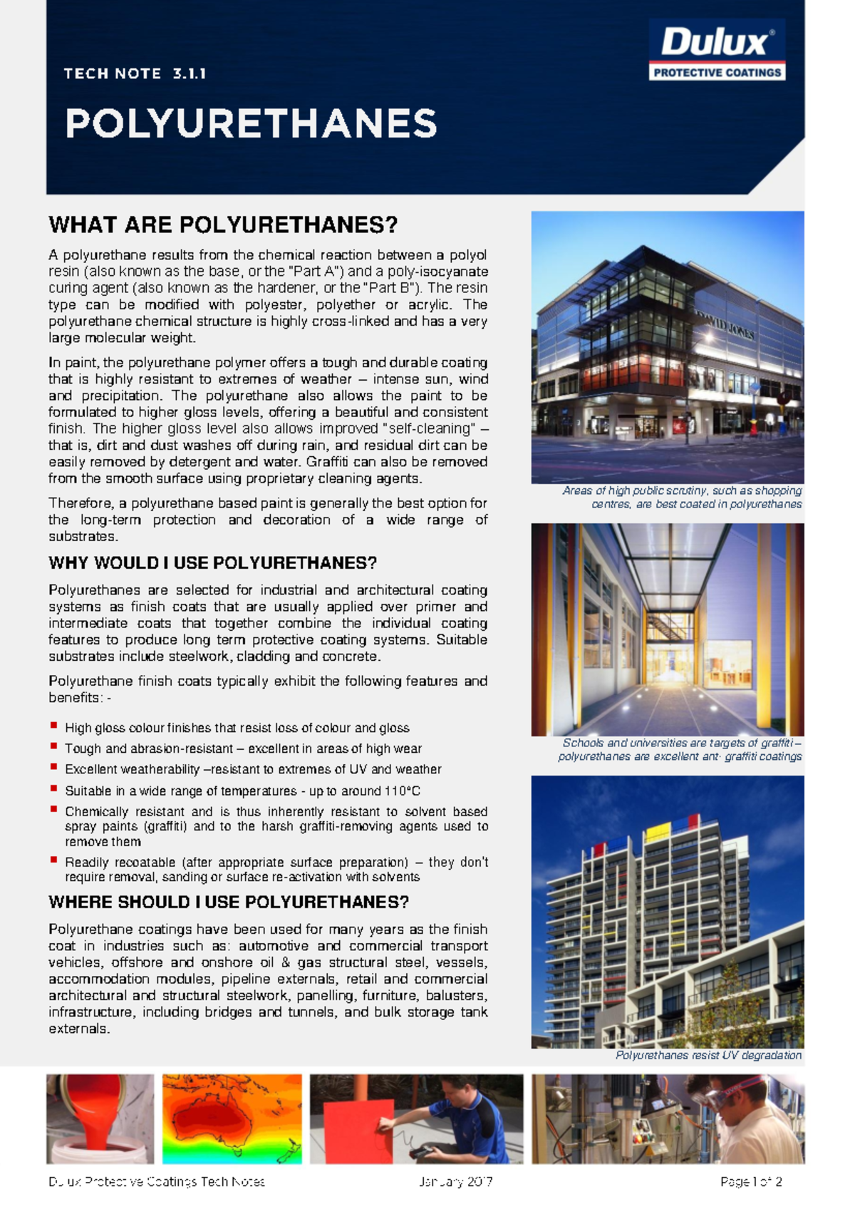 Polyurethanes: Properties, Applications, and Benefits (311) - Studocu