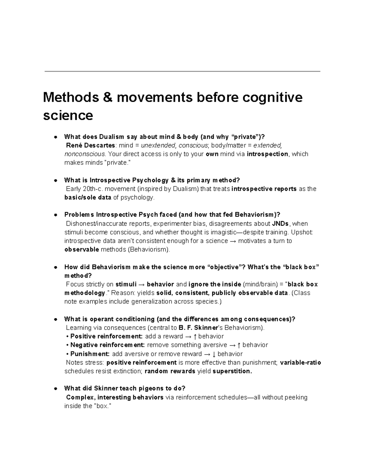 Cognitive Science 101: Insights on Learning, Behaviorism, and Imagery ...