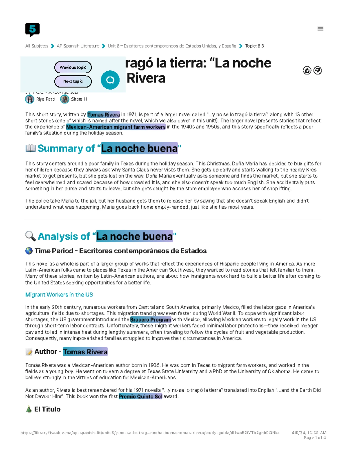 AP Spanish Literature 2024 – Unit 5 Exam Review: La Generación del 98 ...