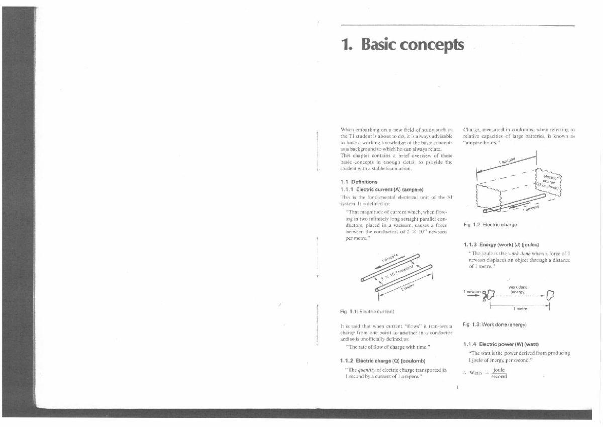 Electronics Notes: Basic Concepts and Diode Fundamentals (Course TI ...