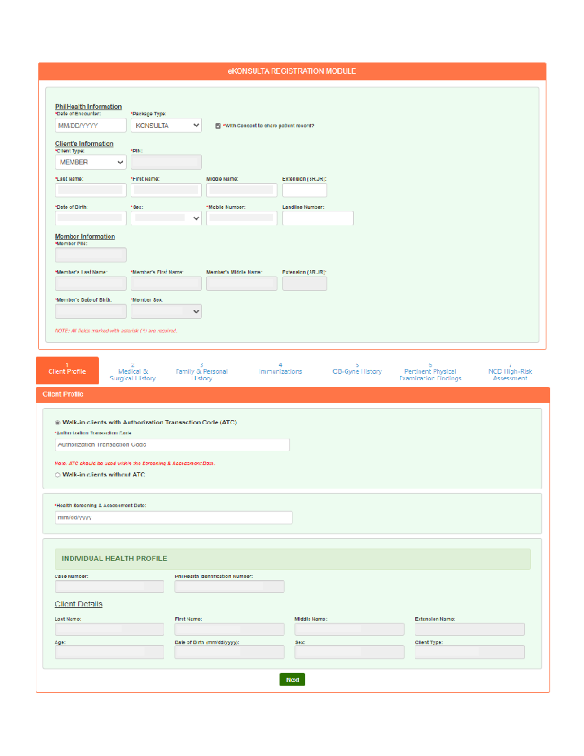 eKonsulta Registration Module: PhilHealth Client Information ...