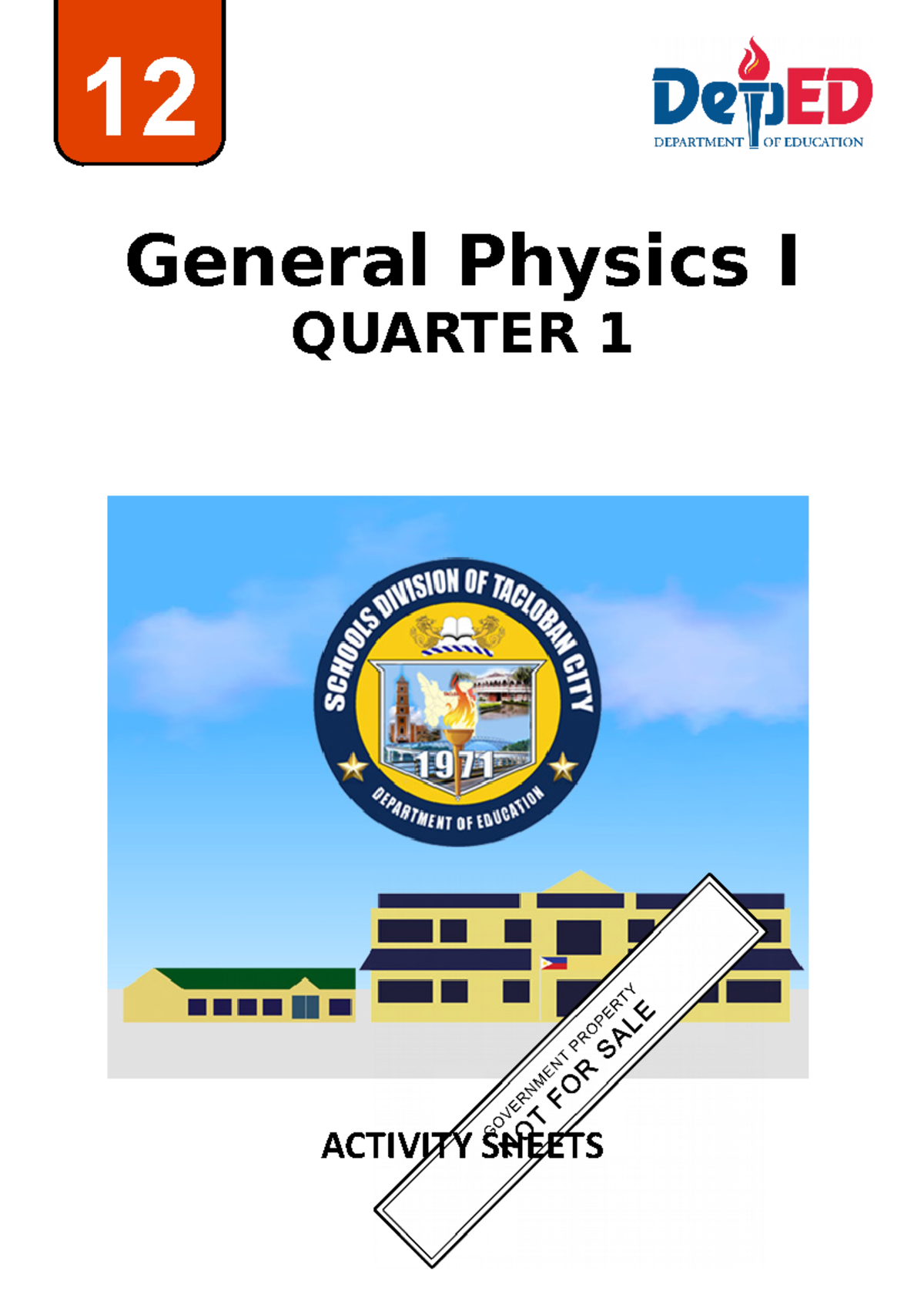 LAS- General Physics 1: Activity Sheets for Quarter 1 - Studocu