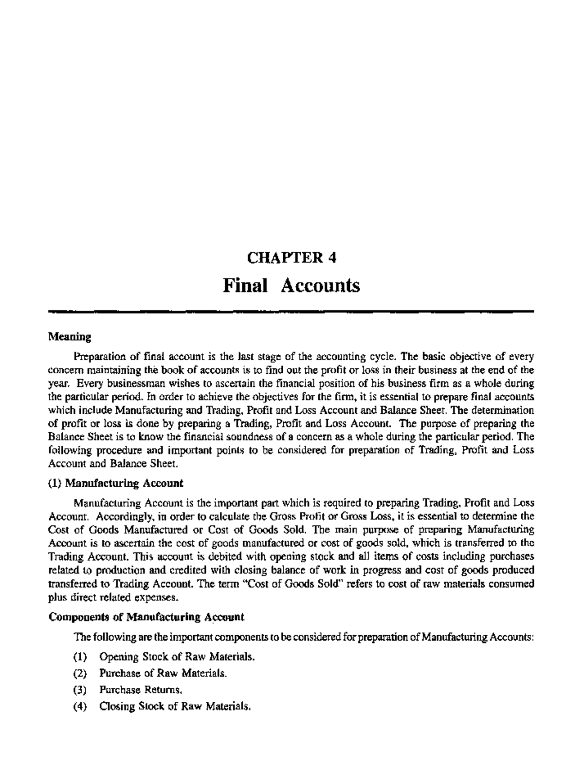 Final-Accounts of sole trader including trading accounts, profit and ...