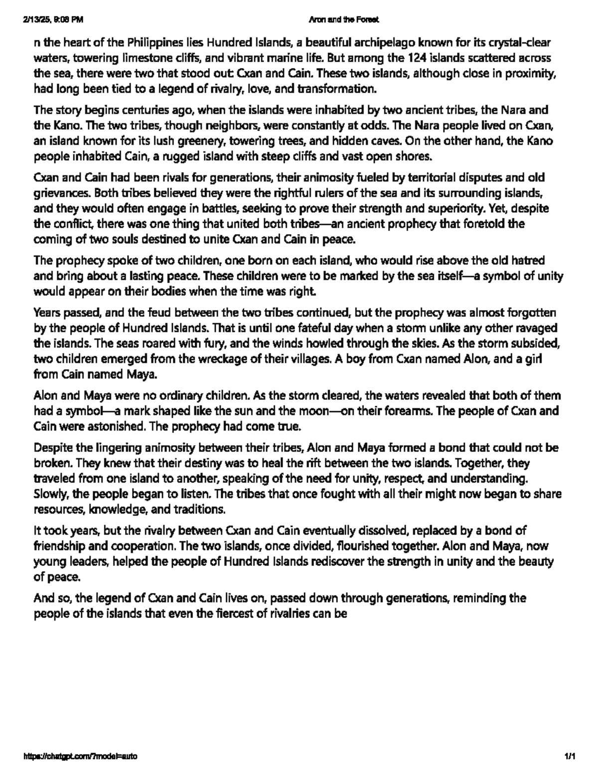 231 - english - 9:08 PM Aron and the Forest n the heart of the ...