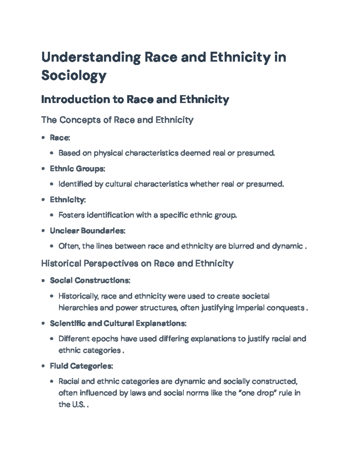 Understanding Race and Ethnicity: A Sociological Perspective ...