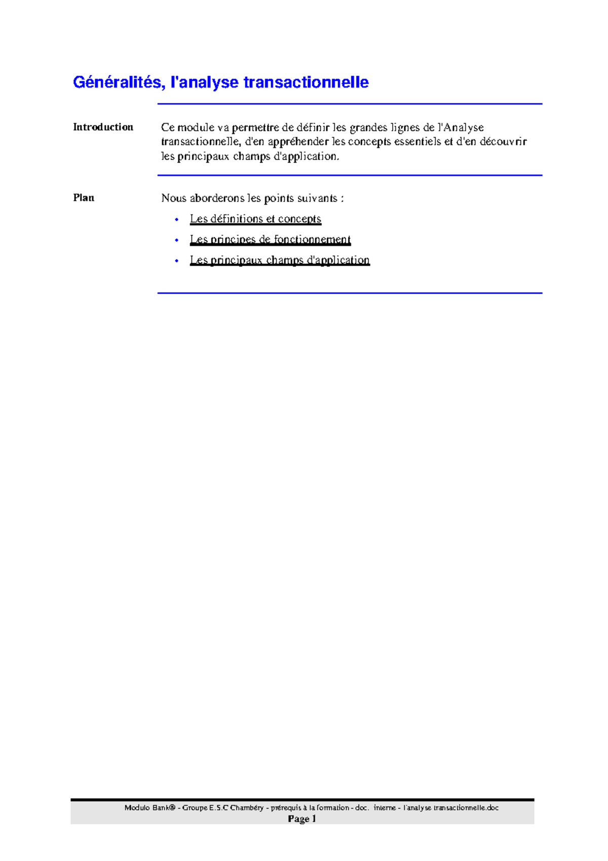 MC-Analyse Transactionnelle : Concepts et Applications Essentielles ...