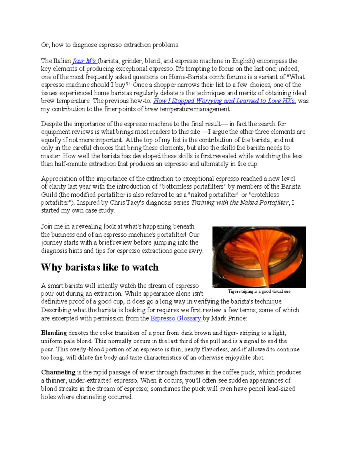 Diagnosing Espresso Extraction Issues: A Case Study on Barista ...