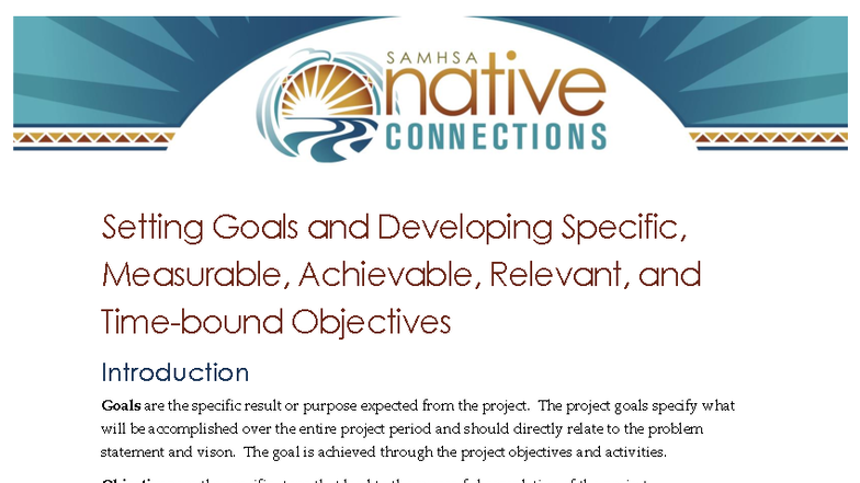NC SMART Goals Fact Sheet: Setting Specific, Measurable, Achievable ...