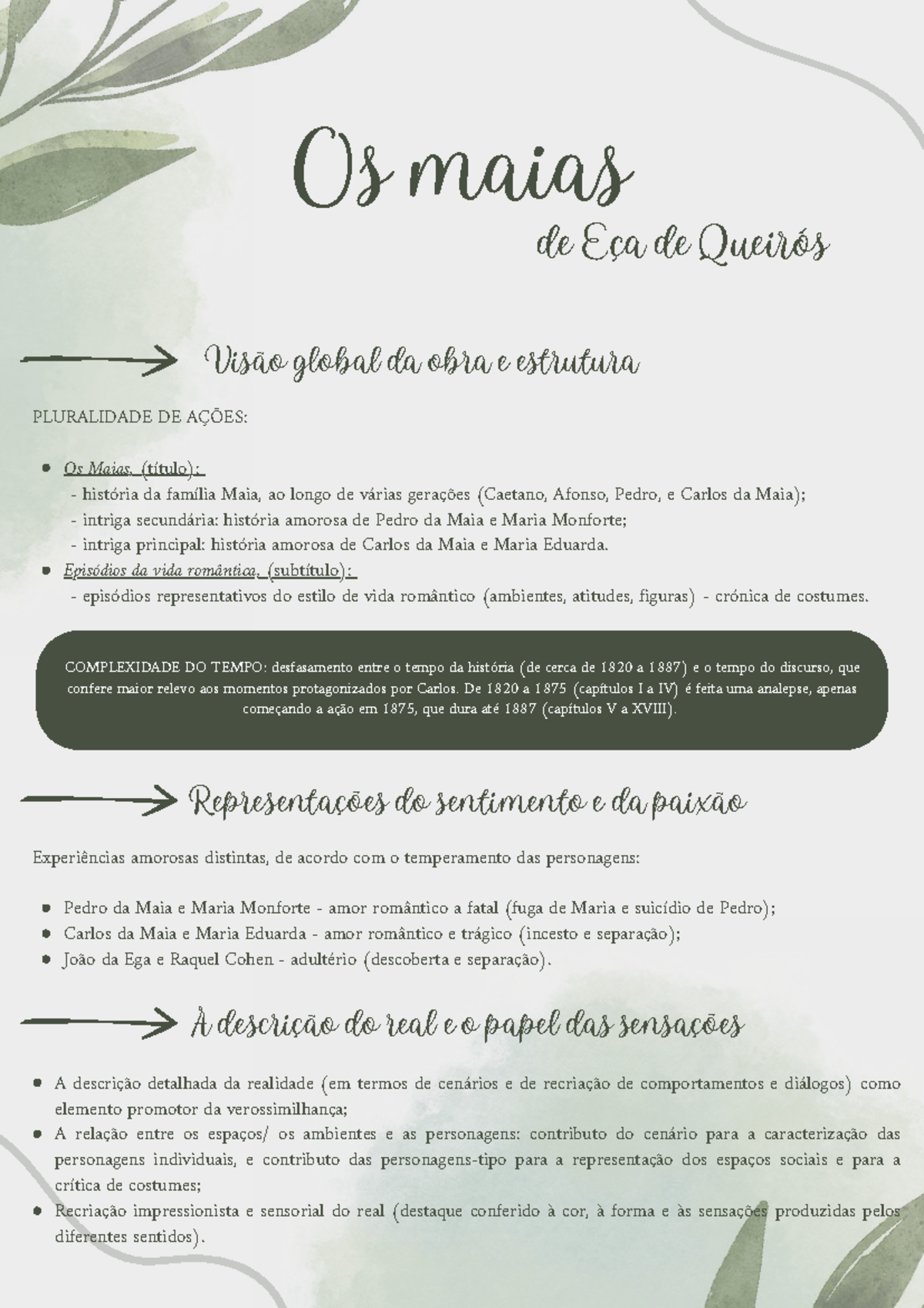 Análise Crítica de "Os Maias" de Eça de Queirós: Estrutura e Temas ...