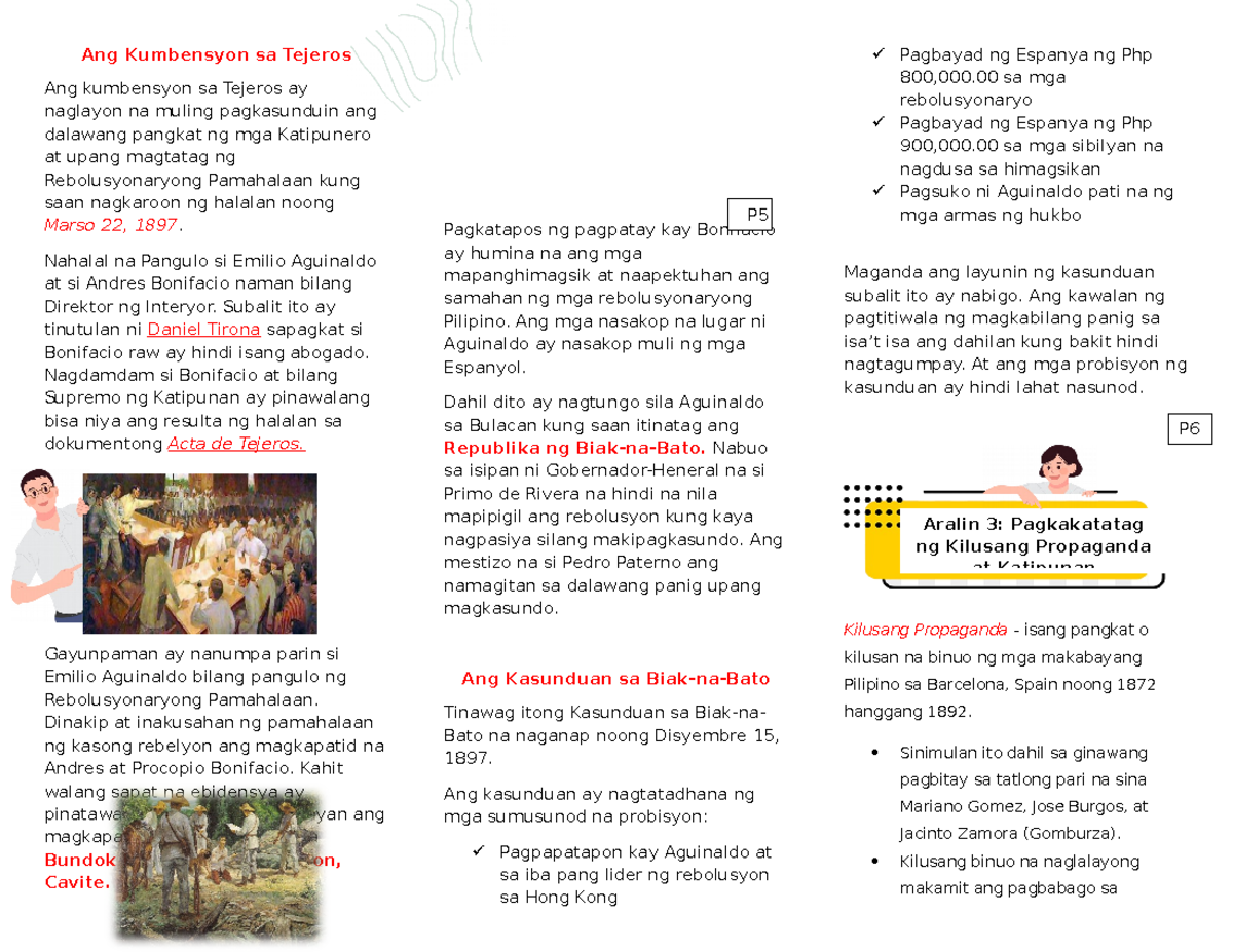 Kilusang Propaganda at Katipunan: Kahalagahan at Kasaysayan - Studocu