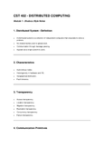 Distributed Computing - CST402 - KTU - Studocu