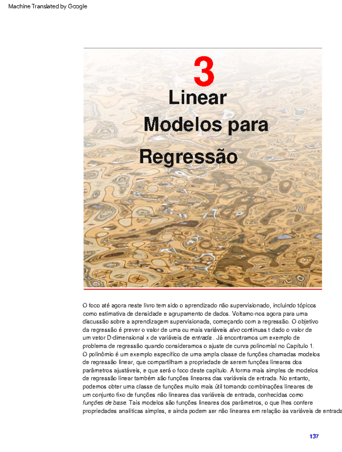 Cap 3 - 4 -pt- Bishop - Pattern Recognition And Machine Learning - Springer 2006 - 137 O foco ...