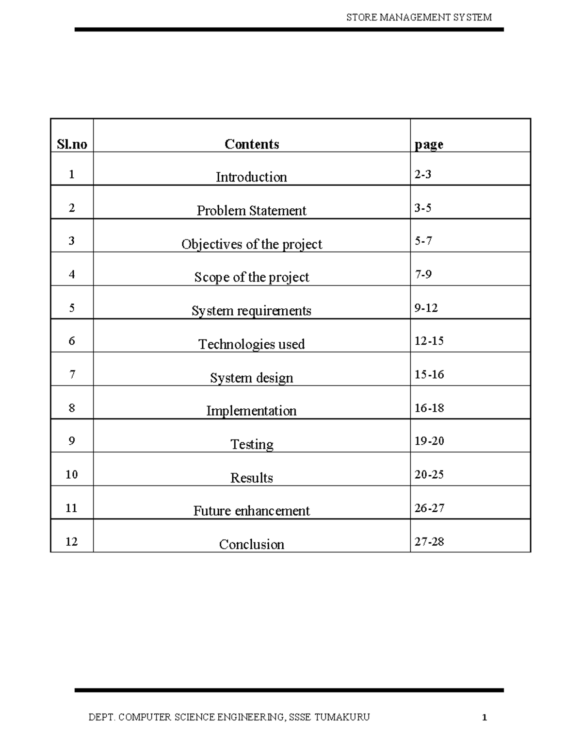 STORE MANAGEMENT SYSTEM Project Overview - CSE TUMAKURU - Studocu