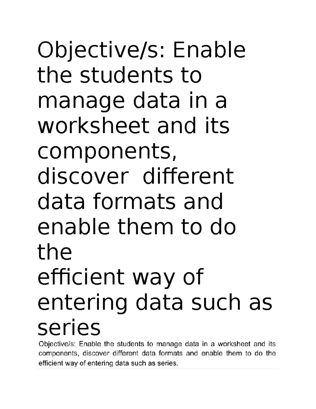 AIS Laboratory Activity 1 - Objective/s: Enable the students to manage ...
