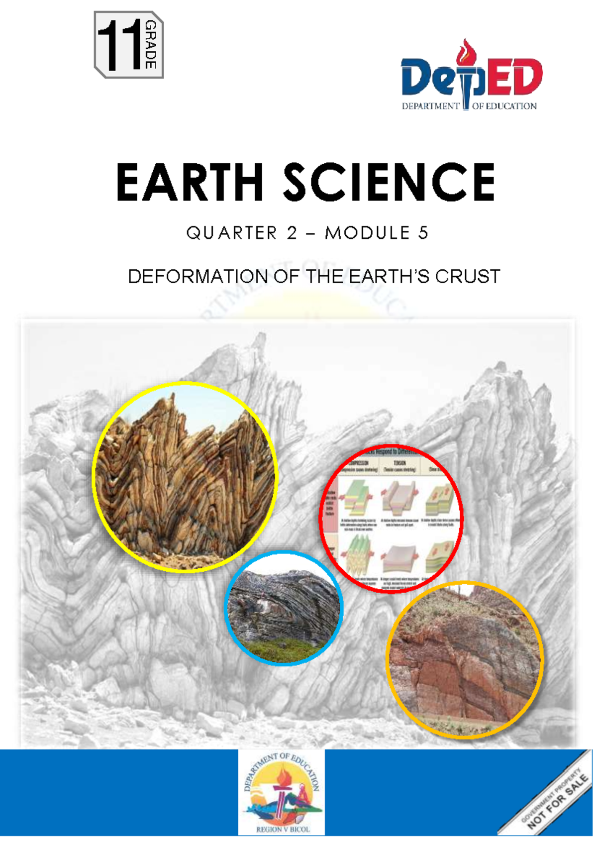 GRADE 11 EARTH SCIENCE Q2 MODULE 5: DEFORMATION OF THE CRUST - Studocu