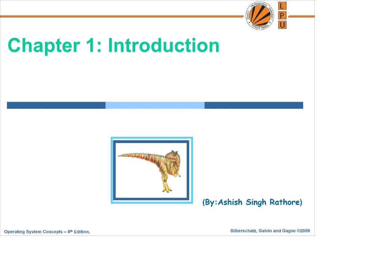 Unit 1 Overview: Concepts of Operating Systems - OS Course Notes - Studocu
