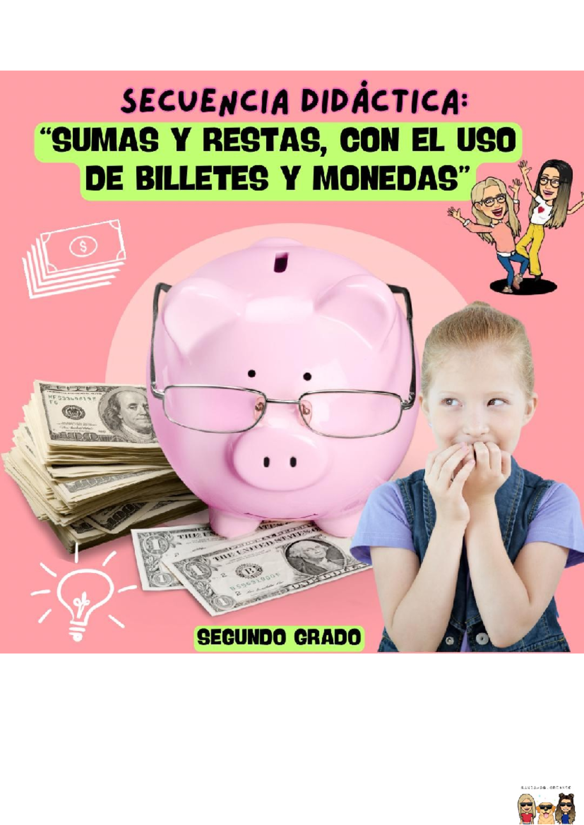 Secuencia Didáctica: Suma y Resta con Billetes y Monedas para 2do Grado ...