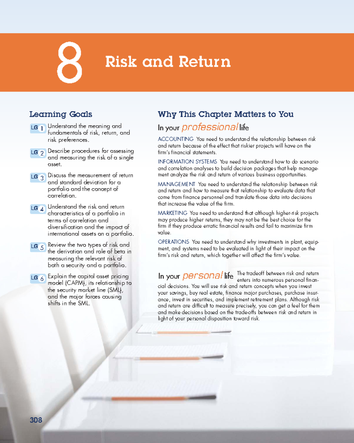 Principles of Managerial Finance: Chapter 8 - Risk and Return Analysis - Studocu