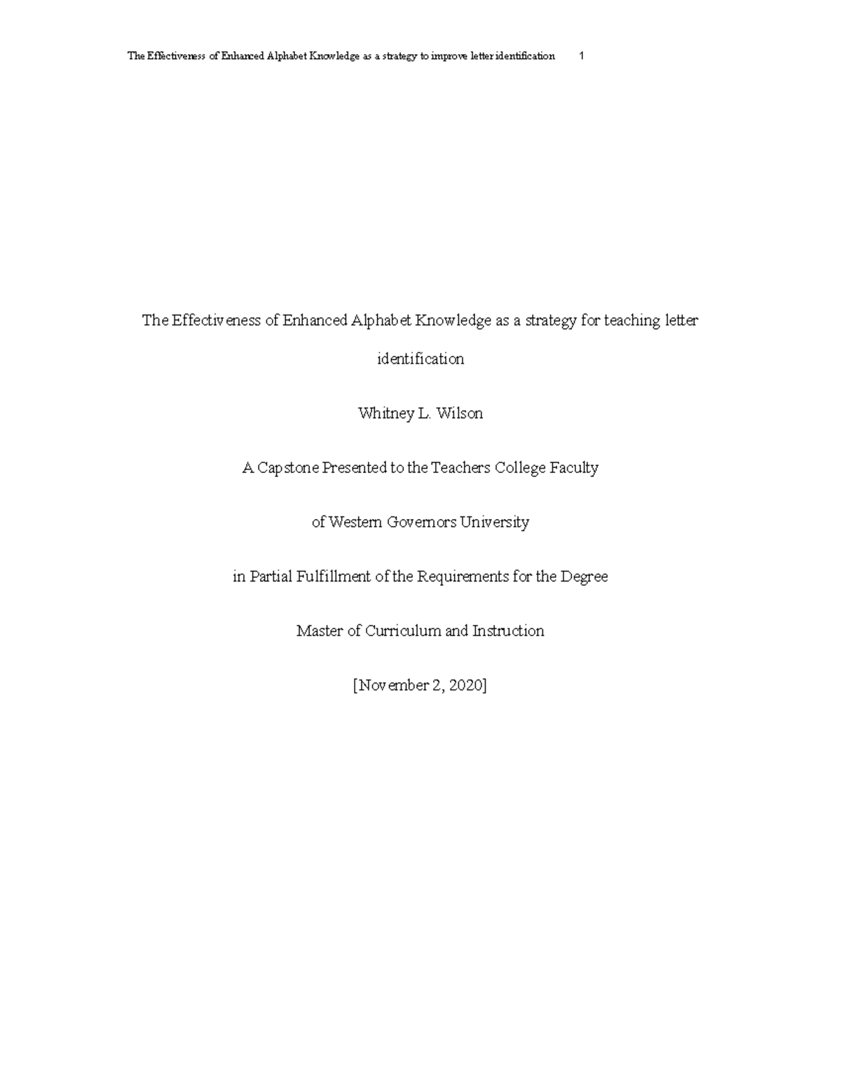 Final Capstone project - The Effectiveness of Enhanced Alphabet ...