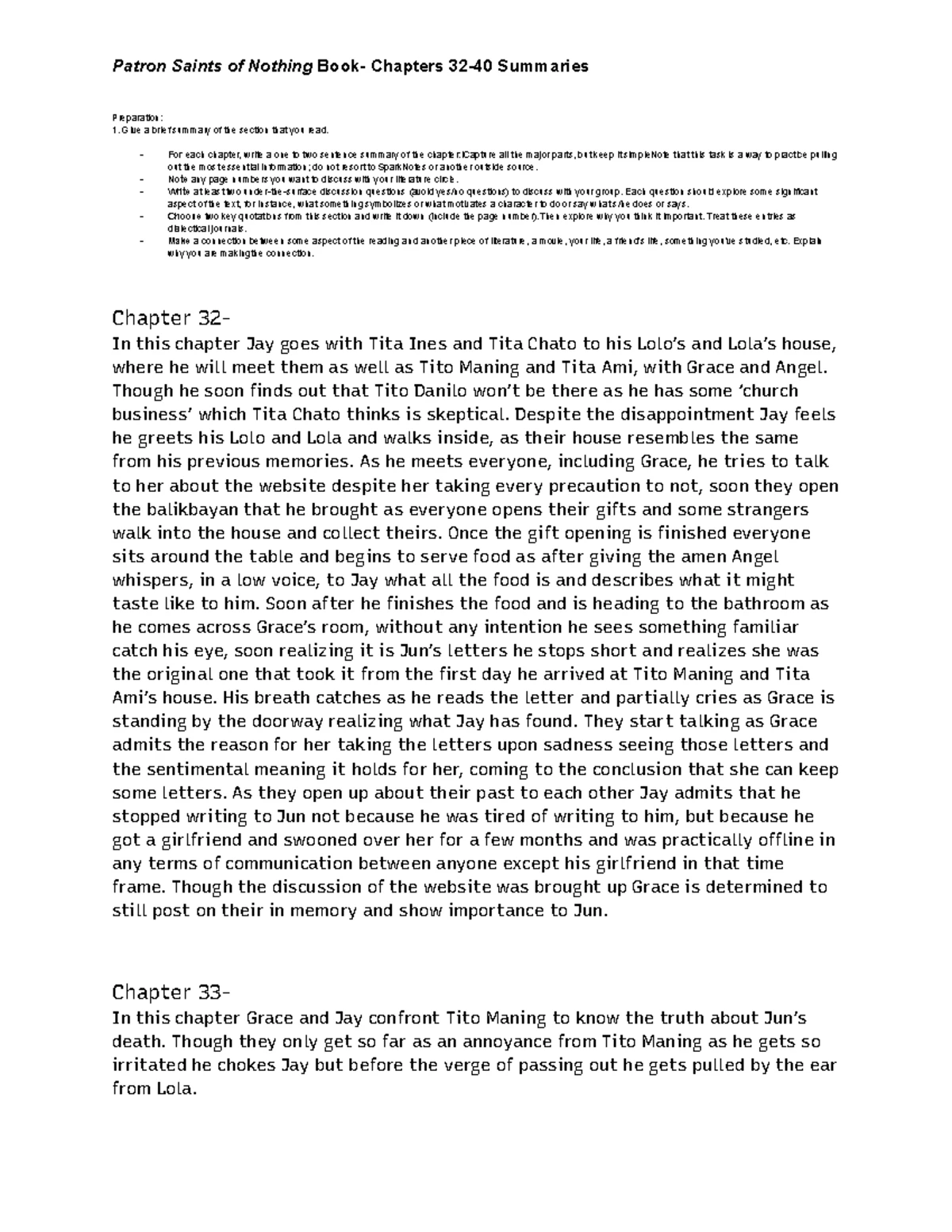 Chapter 6 Analysis and Quotes - The Outsiders (Lit 101) - Studocu