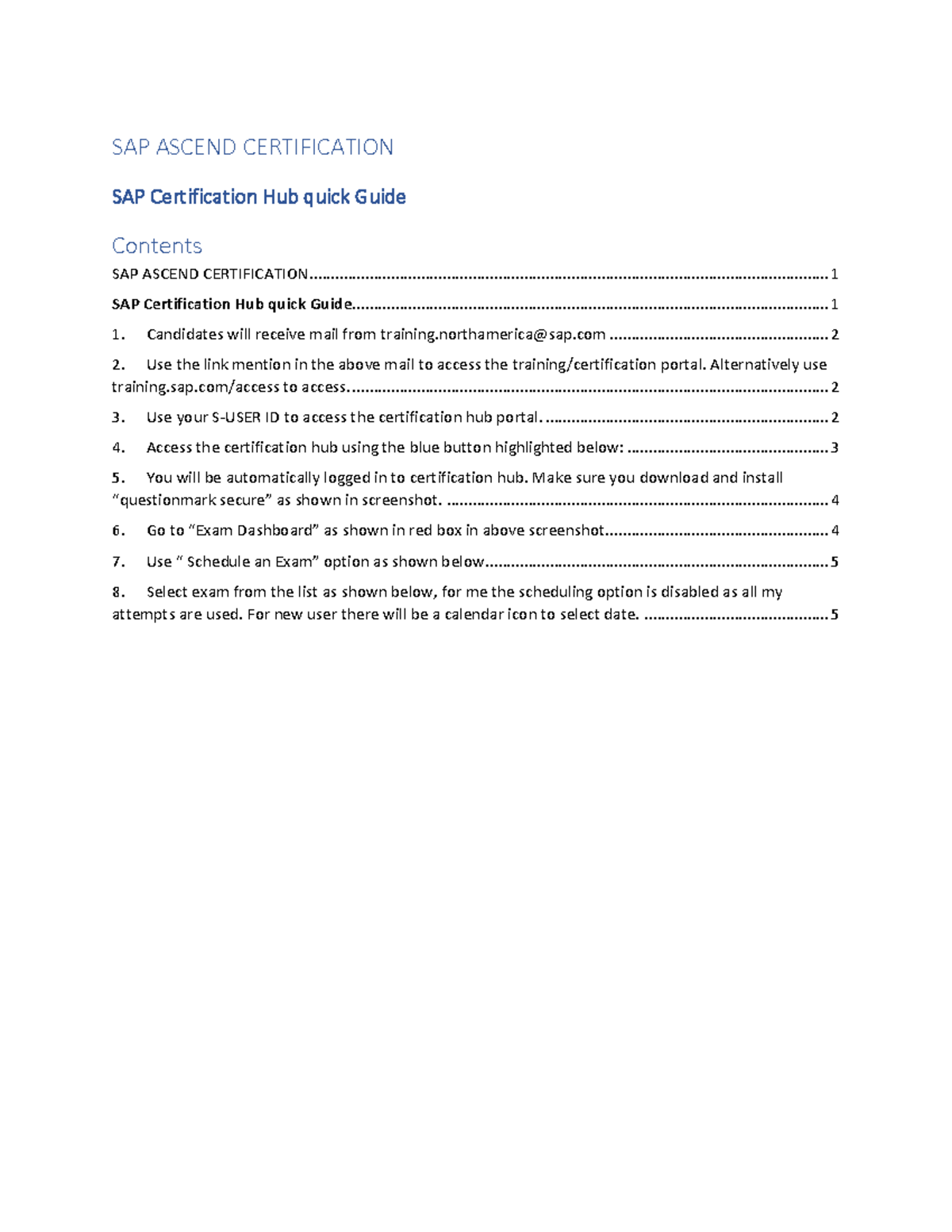Steps for SAP Certification - SAP ASCEND CERTIFICATION SAP ...