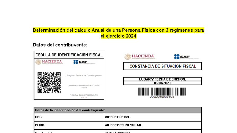 Cálculo Anual ISR 2024 para Personas Físicas: Sueldos y Arrendamiento ...