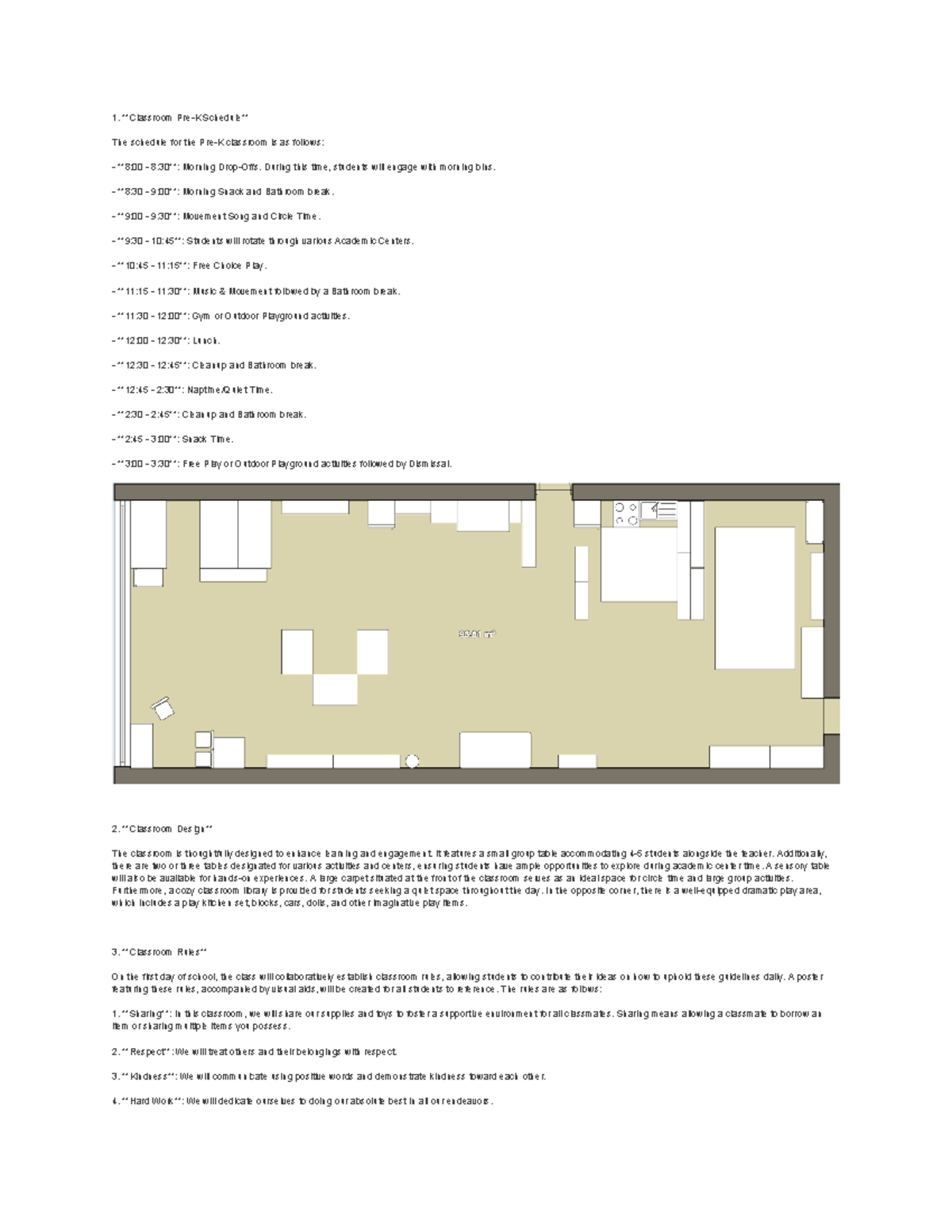 Classroom Management Plan Rough Draft: Sections 6-8 Overview - Studocu