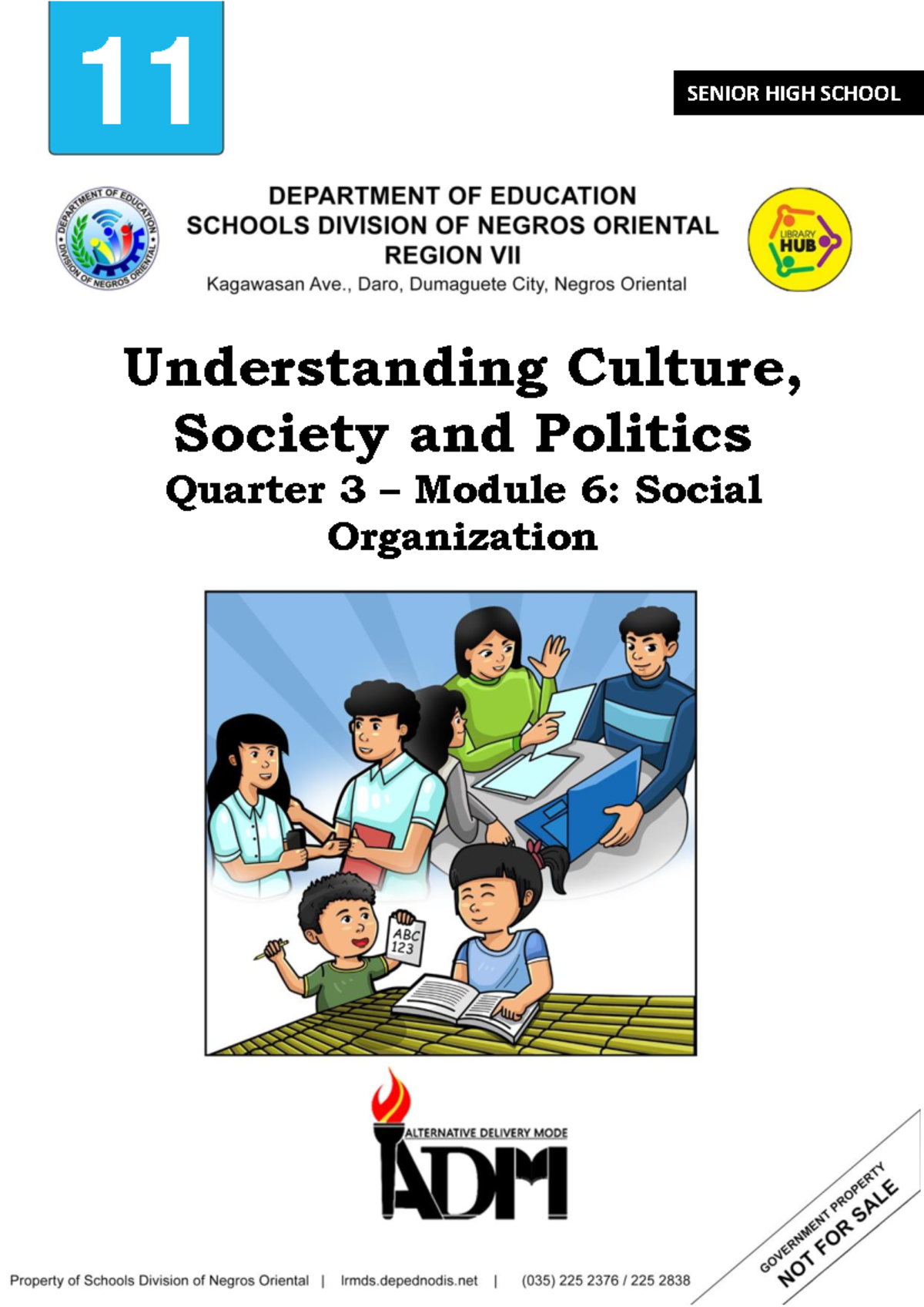 UCSP-11 Q3 Module 6: Exploring Social Organization Concepts - Studocu