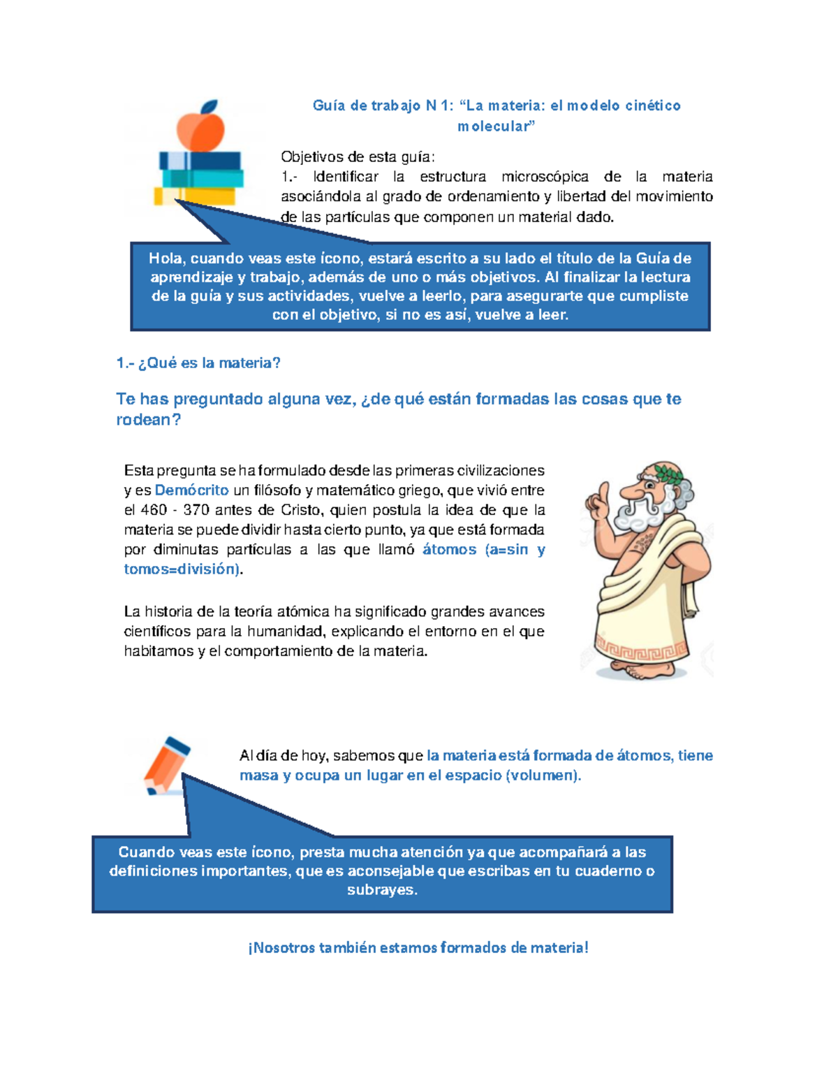 Guía de Trabajo MCM - Estructura y Comportamiento de la Materia - Studocu